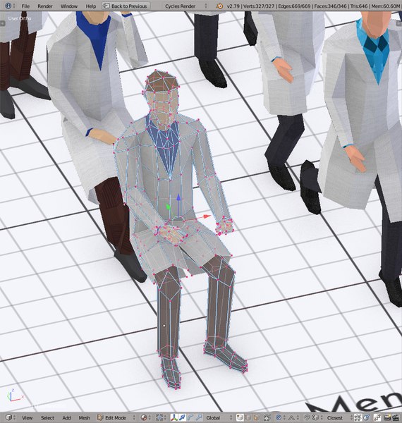 Men people pack 3D model - TurboSquid 1394063