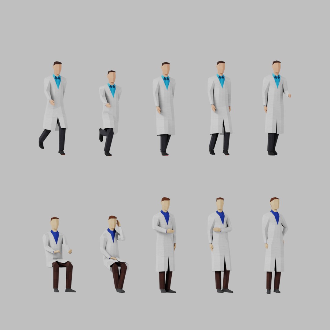 Men People Pack 3D Model - TurboSquid 1394063