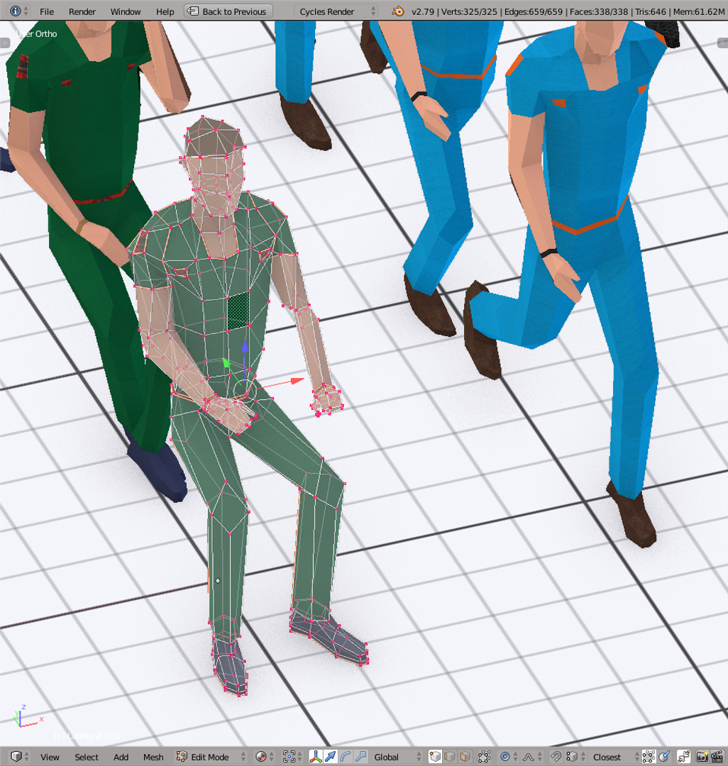 Men people pack 3D model - TurboSquid 1394063