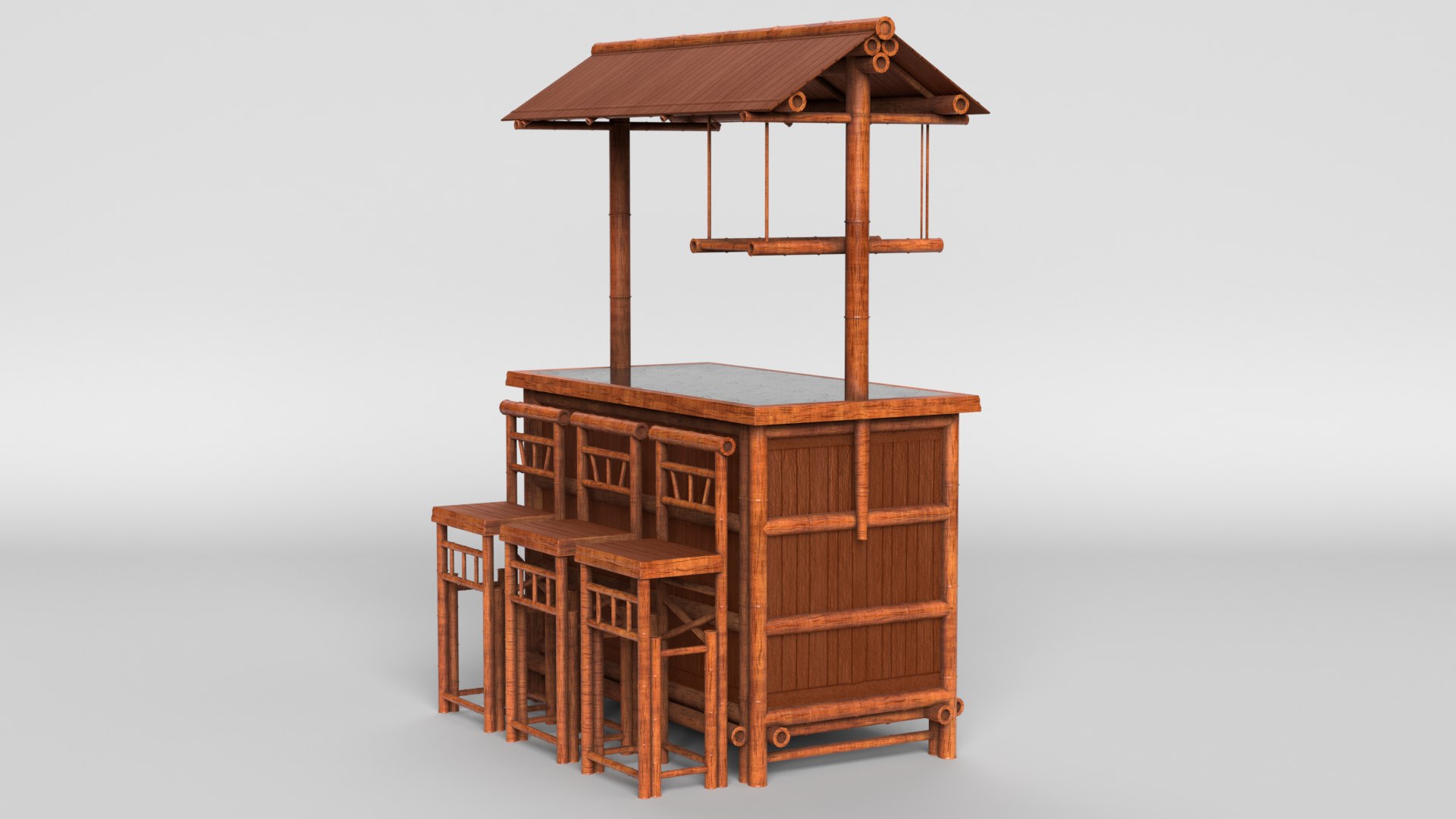 Tiki Bar Model - TurboSquid 1852064