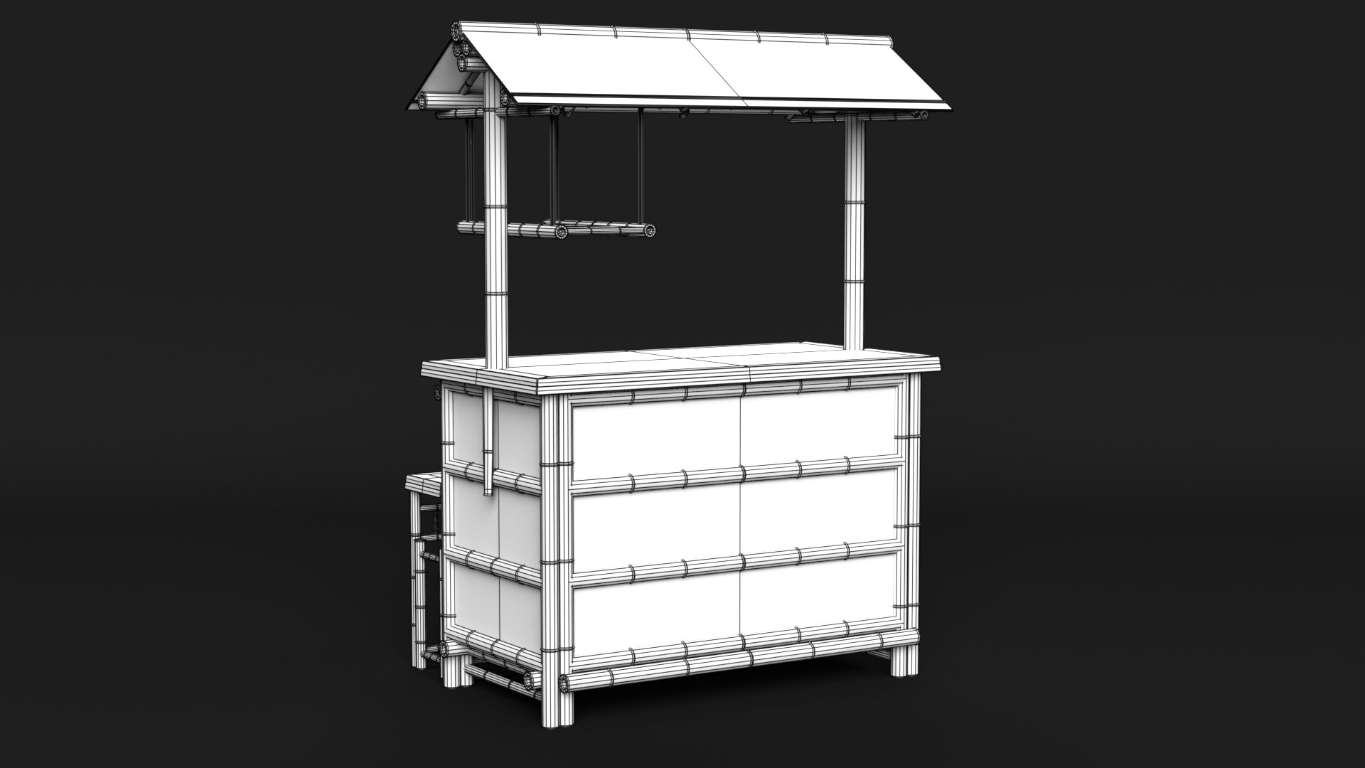 Tiki Bar Model - TurboSquid 1852064
