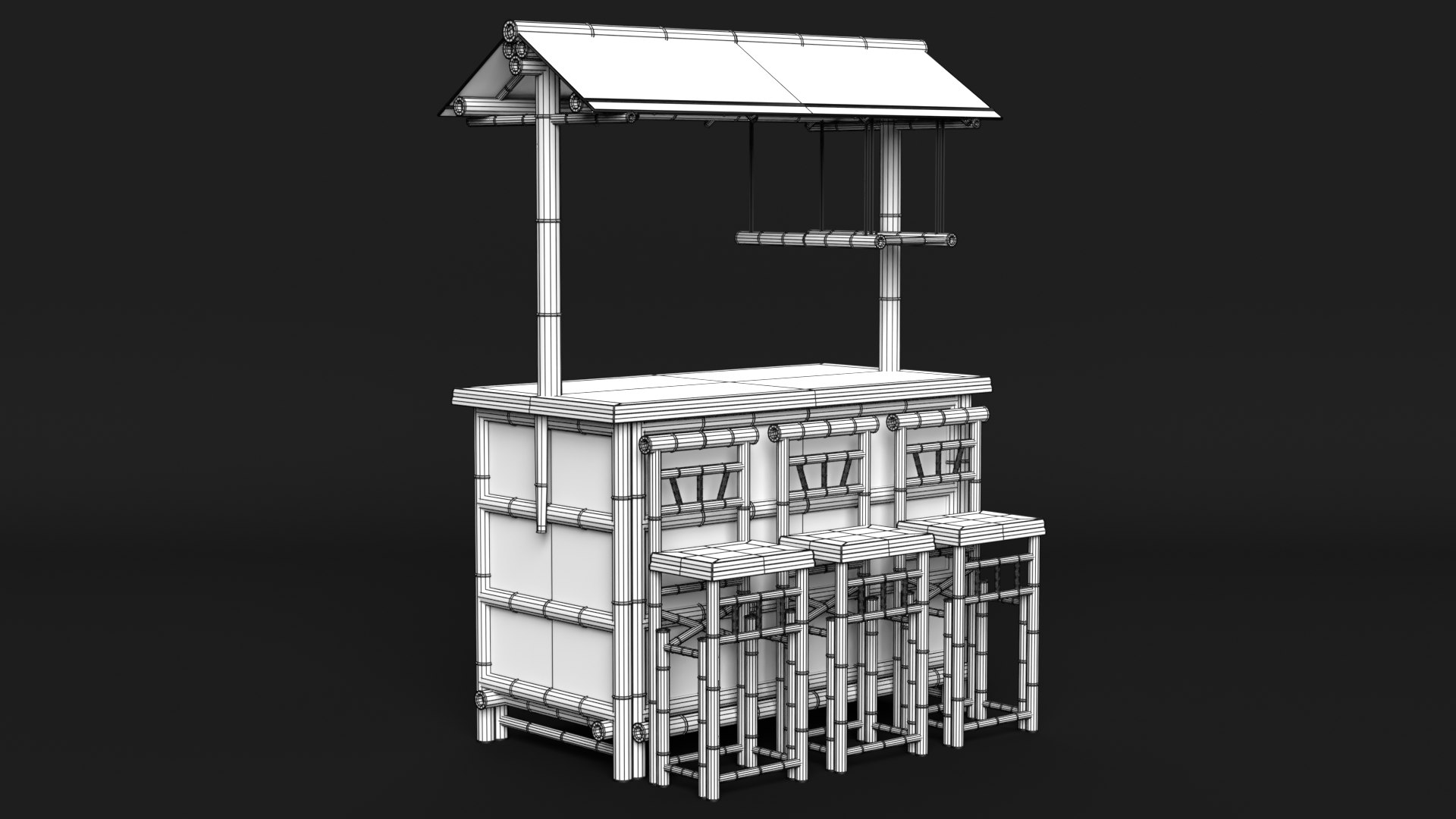 Tiki Bar Model - TurboSquid 1852064