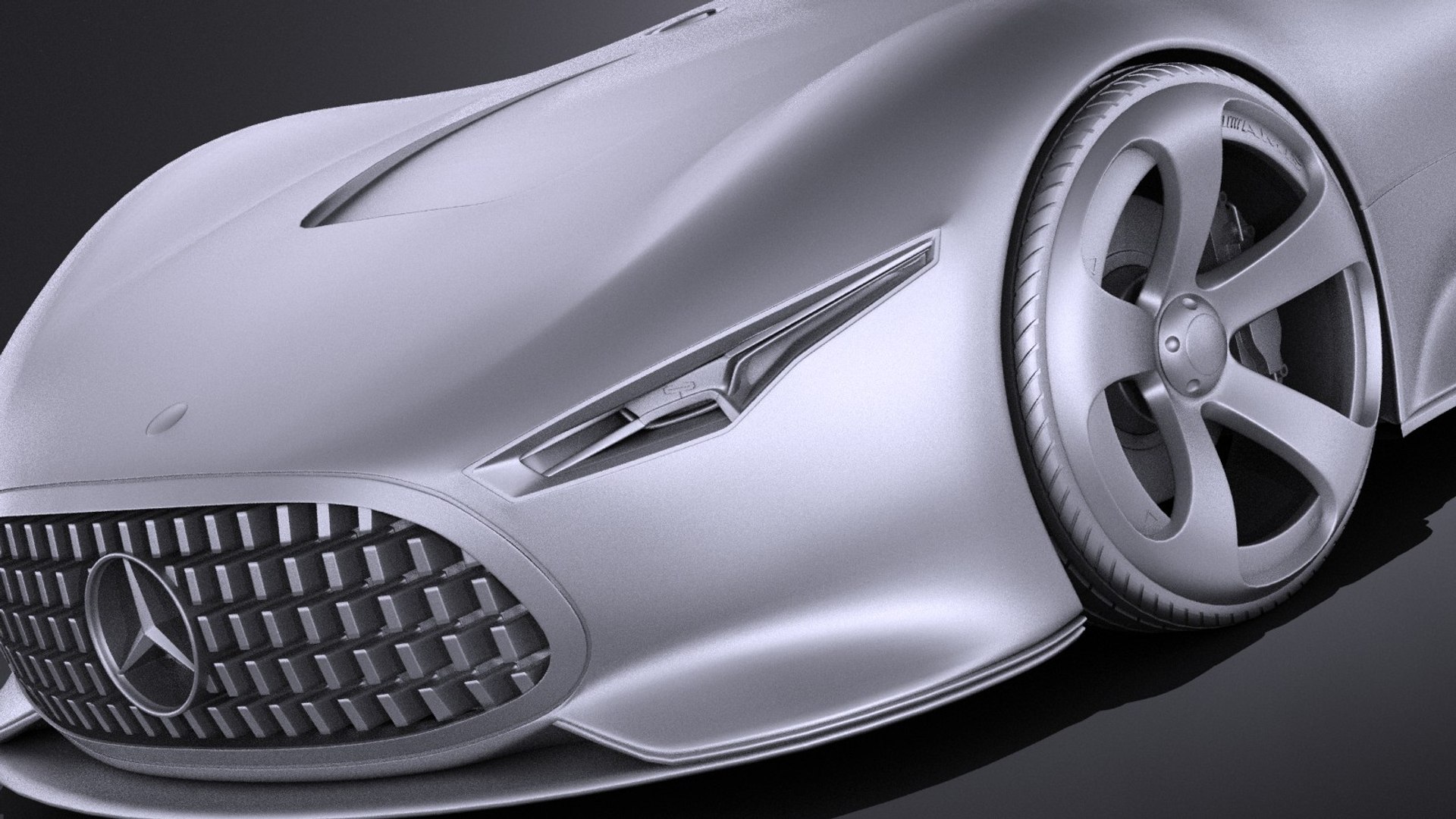 Mercedes Vision Gran 3d Model