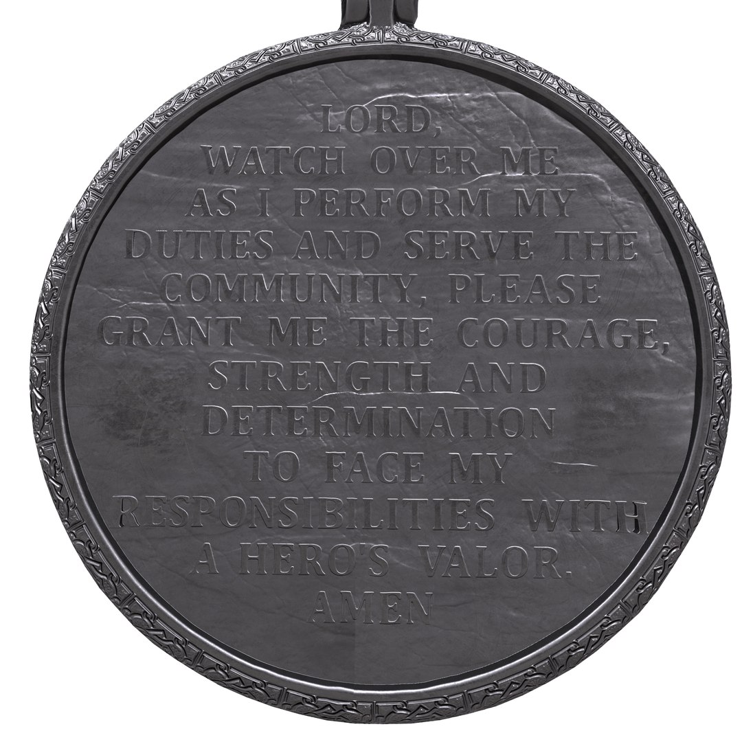 3D Medallion Saint Michael Model - TurboSquid 2327990