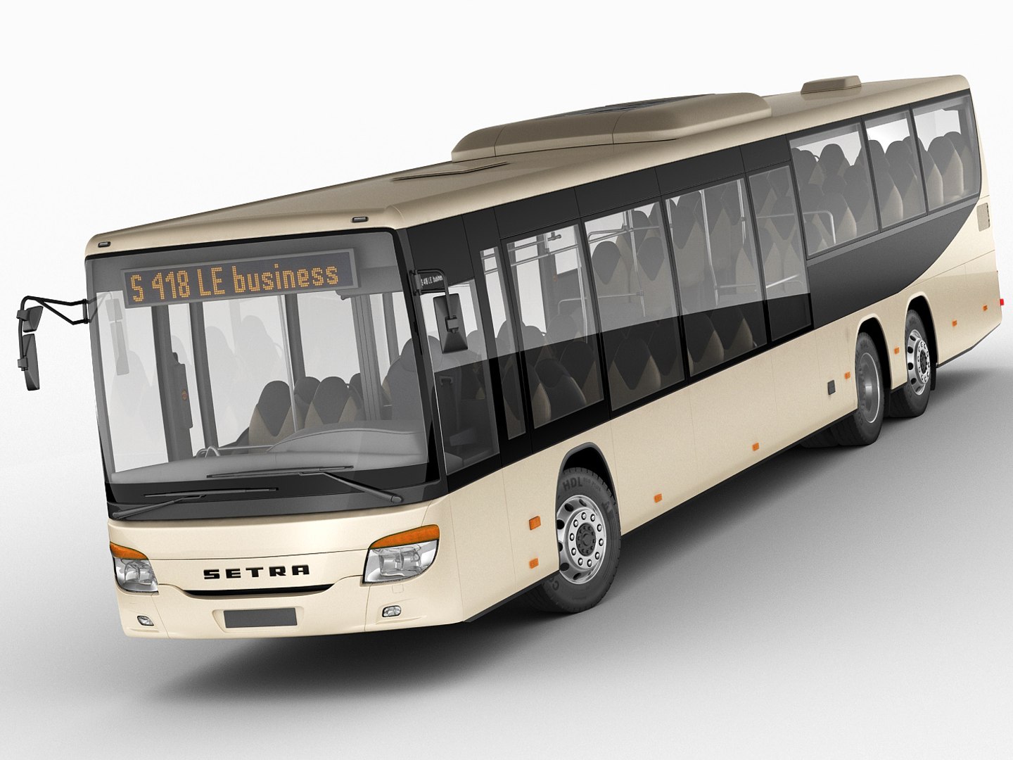 Setra S 418 3D Model - TurboSquid 1151838