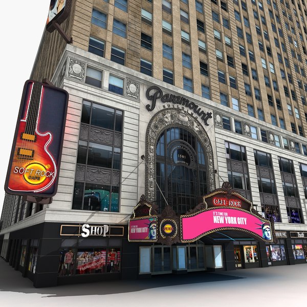 modèle 3D de 1501 Bâtiment Paramount Texturé - TurboSquid 2156596