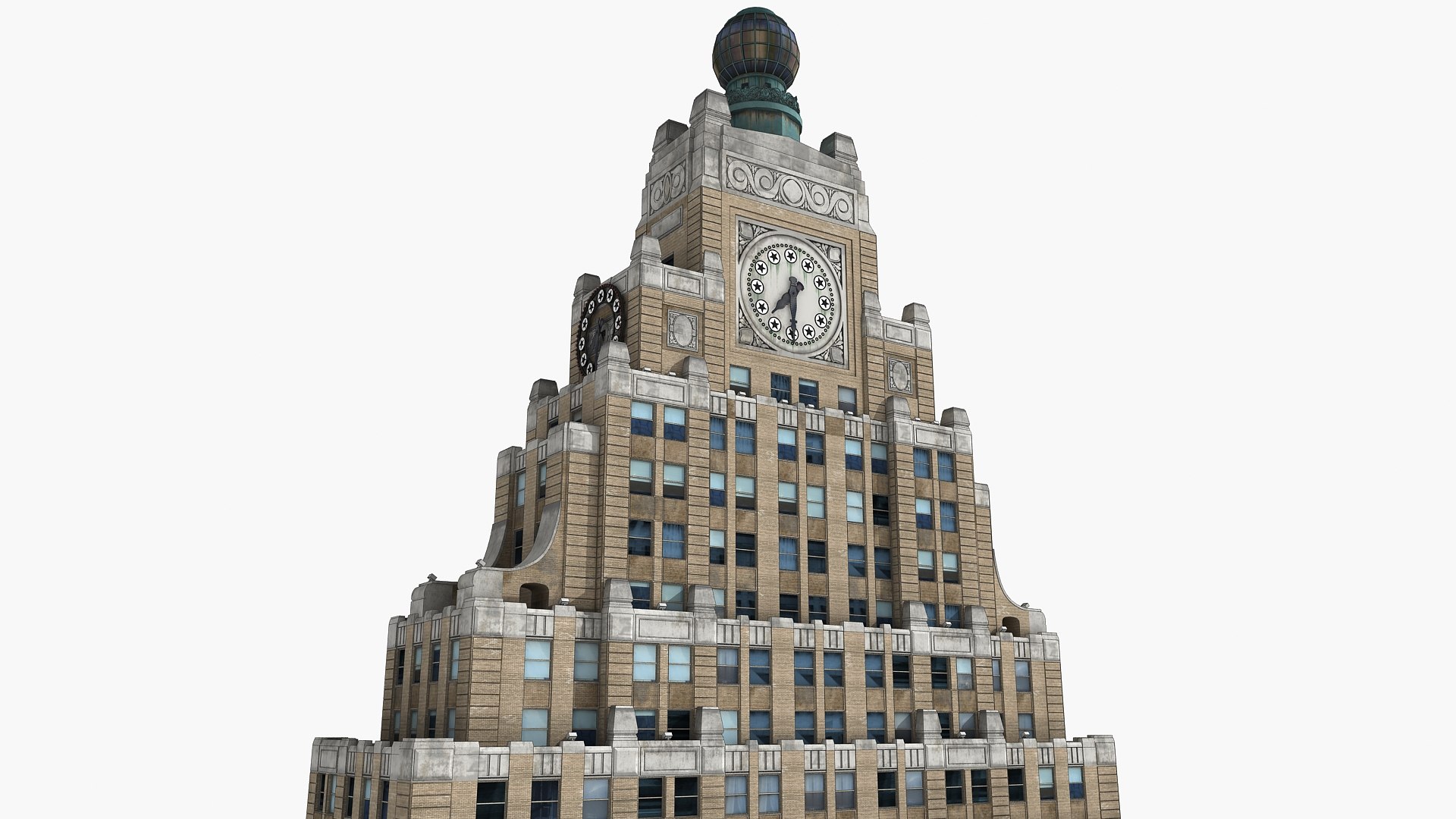 1501 Paramount Building Textured 3D Model - TurboSquid 2156596