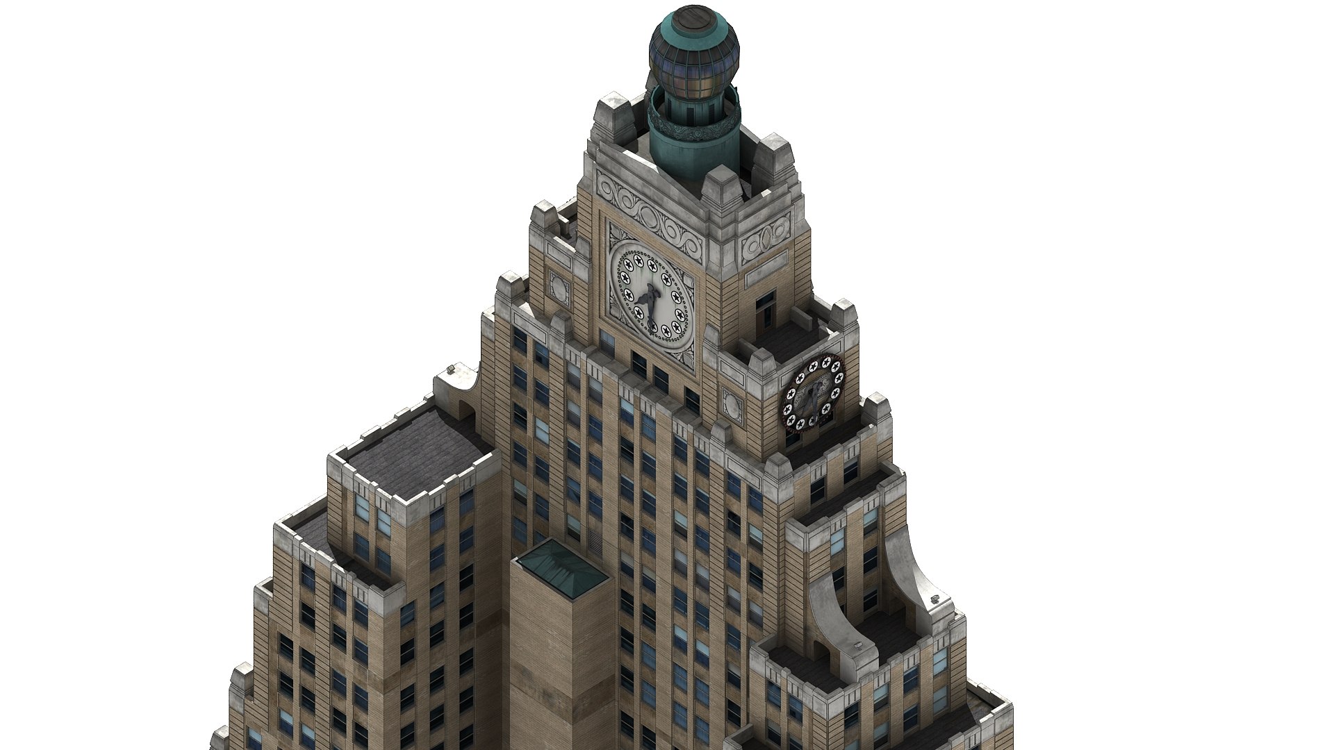 1501 Paramount Building Textured 3D Model - TurboSquid 2156596