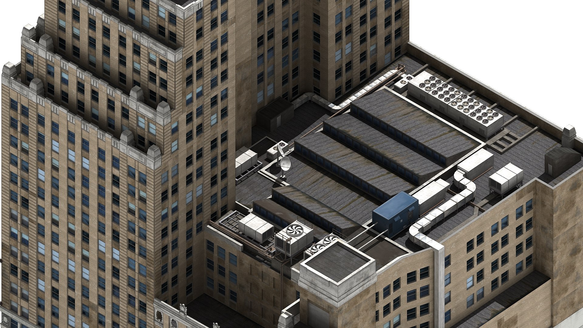 1501 Paramount Building Textured 3D Model - TurboSquid 2156596