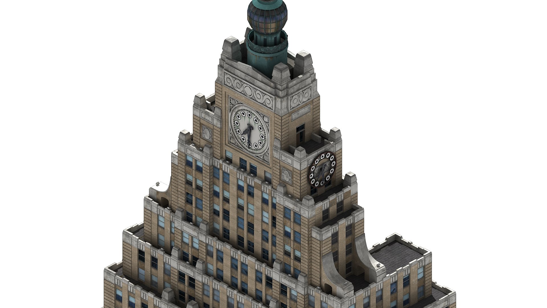 1501 Paramount Building Textured 3D Model - TurboSquid 2156596
