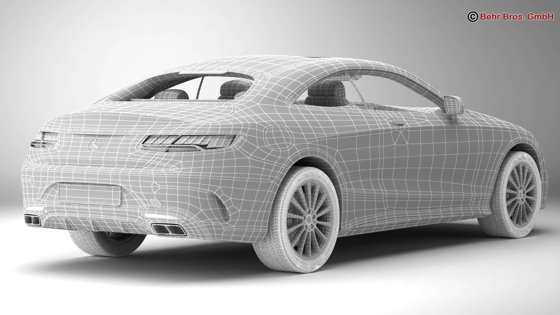 3D mercedes s class coupe - TurboSquid 1286816