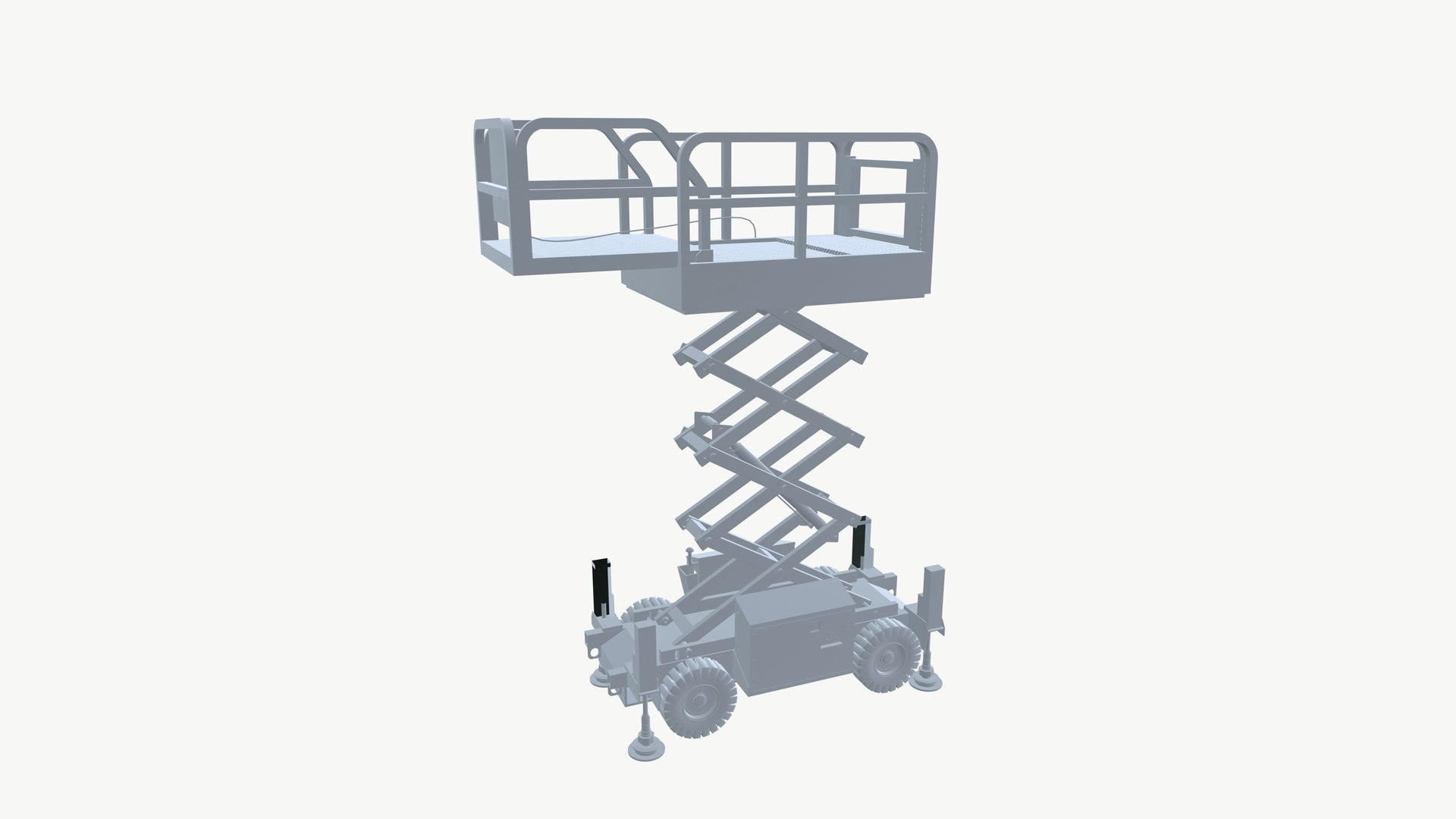 Scissor Lift 3D Model - TurboSquid 2363443