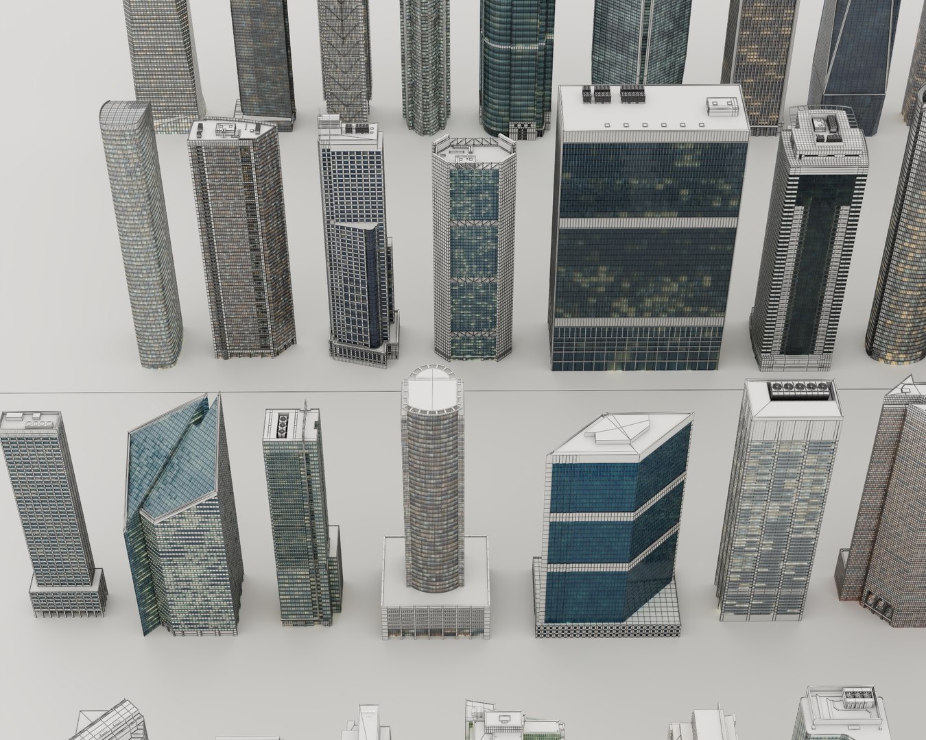 City Downtown Skyscraper 3D Model 3D Model - TurboSquid 2511869