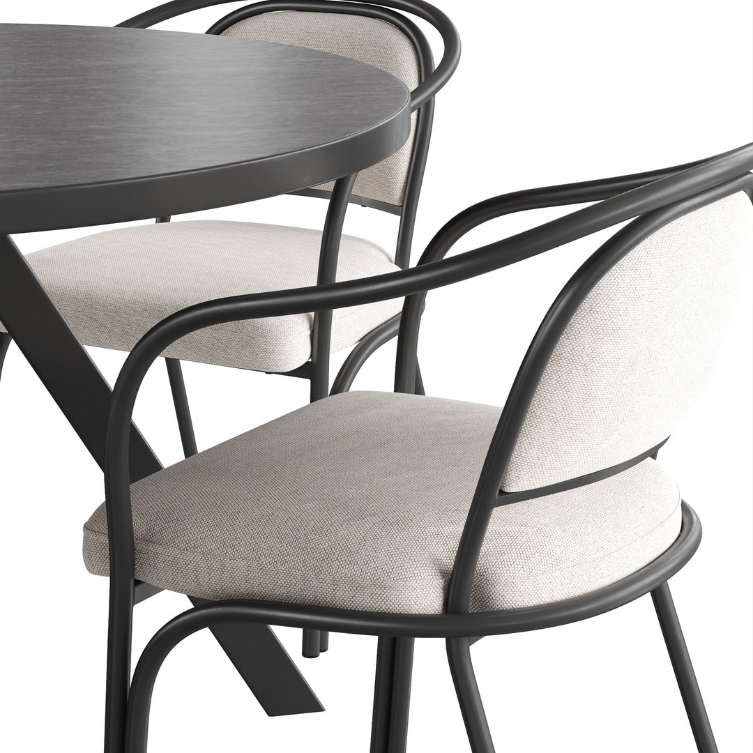 Fargo Lindsay Table And Chair 3D Model - TurboSquid 2233769