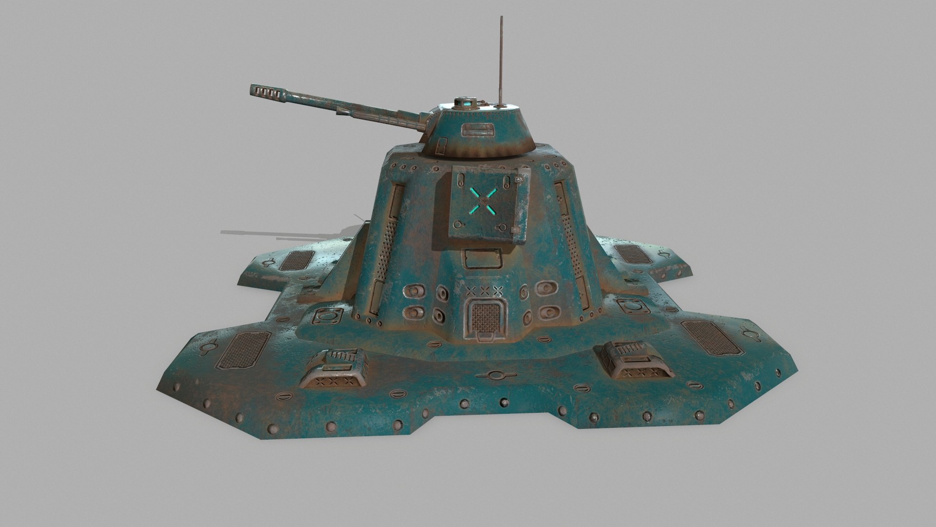 Missile Turret 3D - TurboSquid 1324414