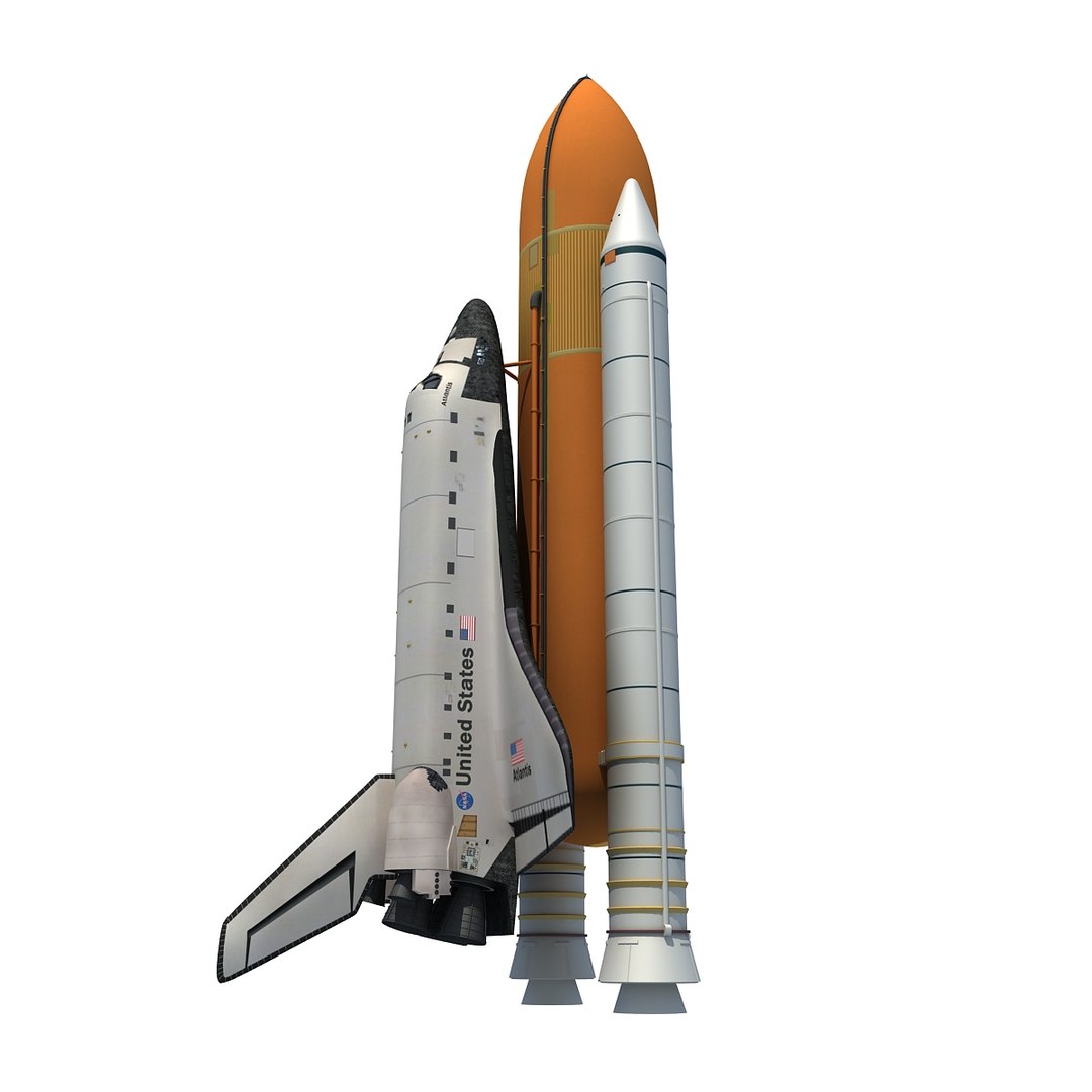 3d Model Nasa Space Shuttle Atlantis