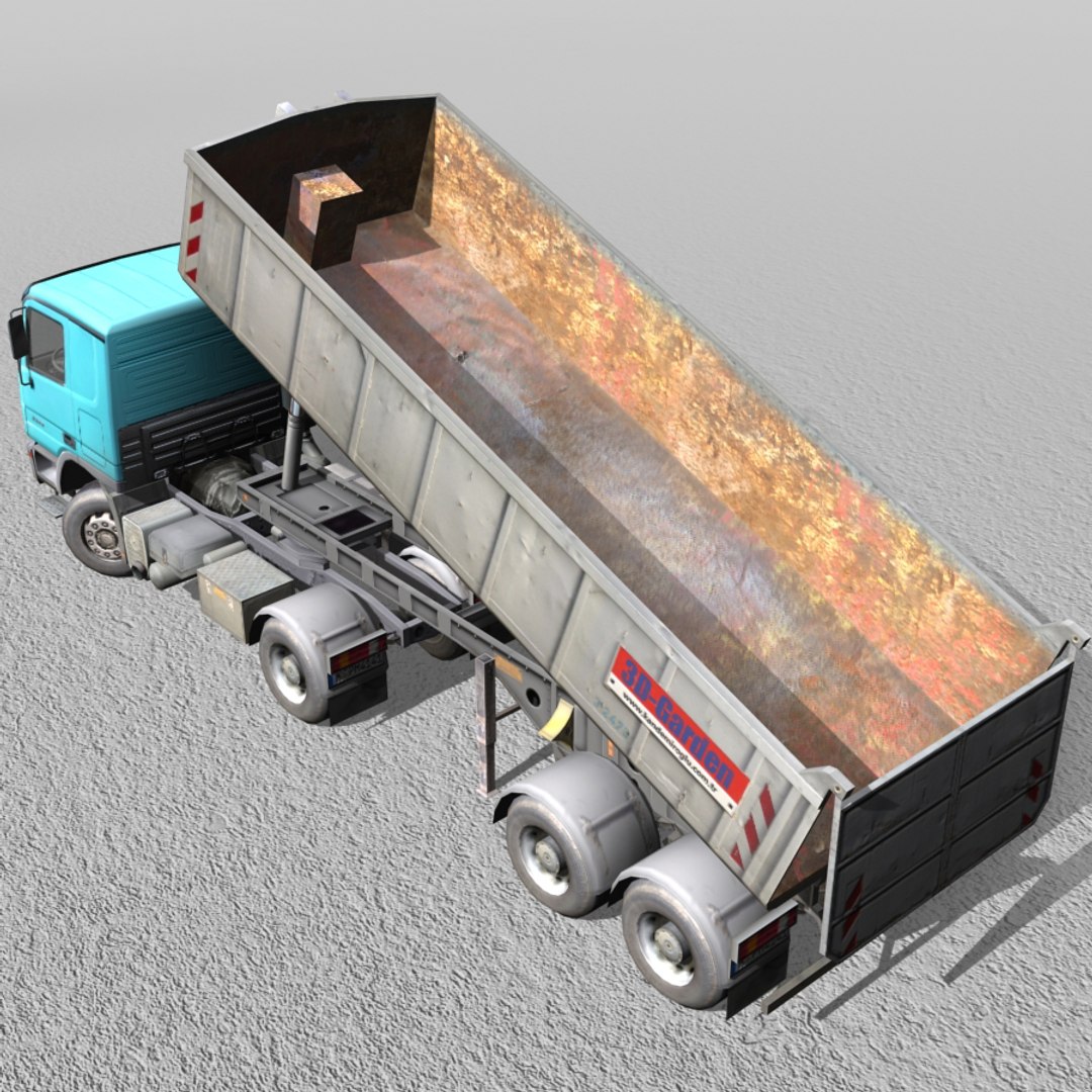 Tipping Truck 3d Model