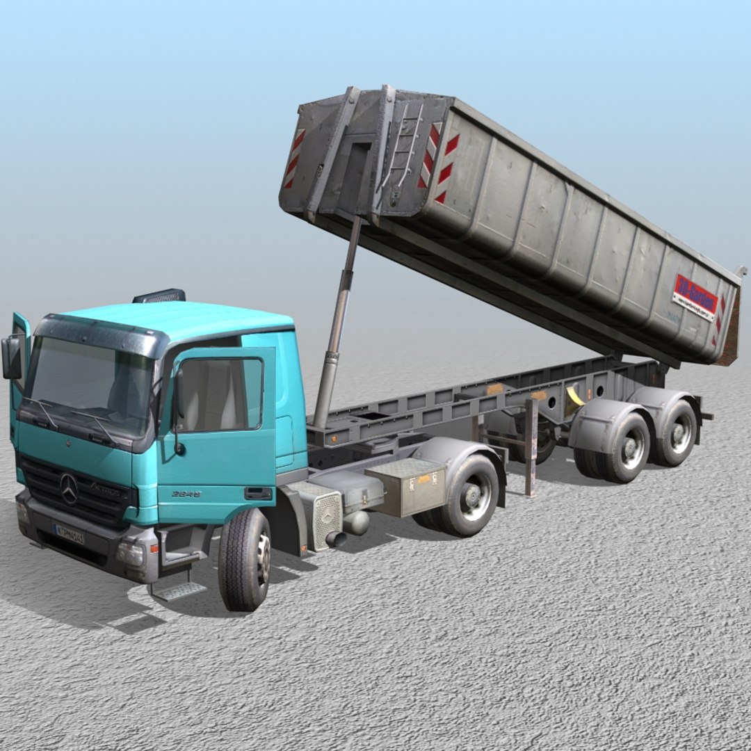 Tipping Truck 3d Model