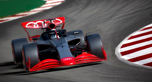 modelo 3d Audi Formula 1 Race Car Livery Concept para la temporada 2026 ...