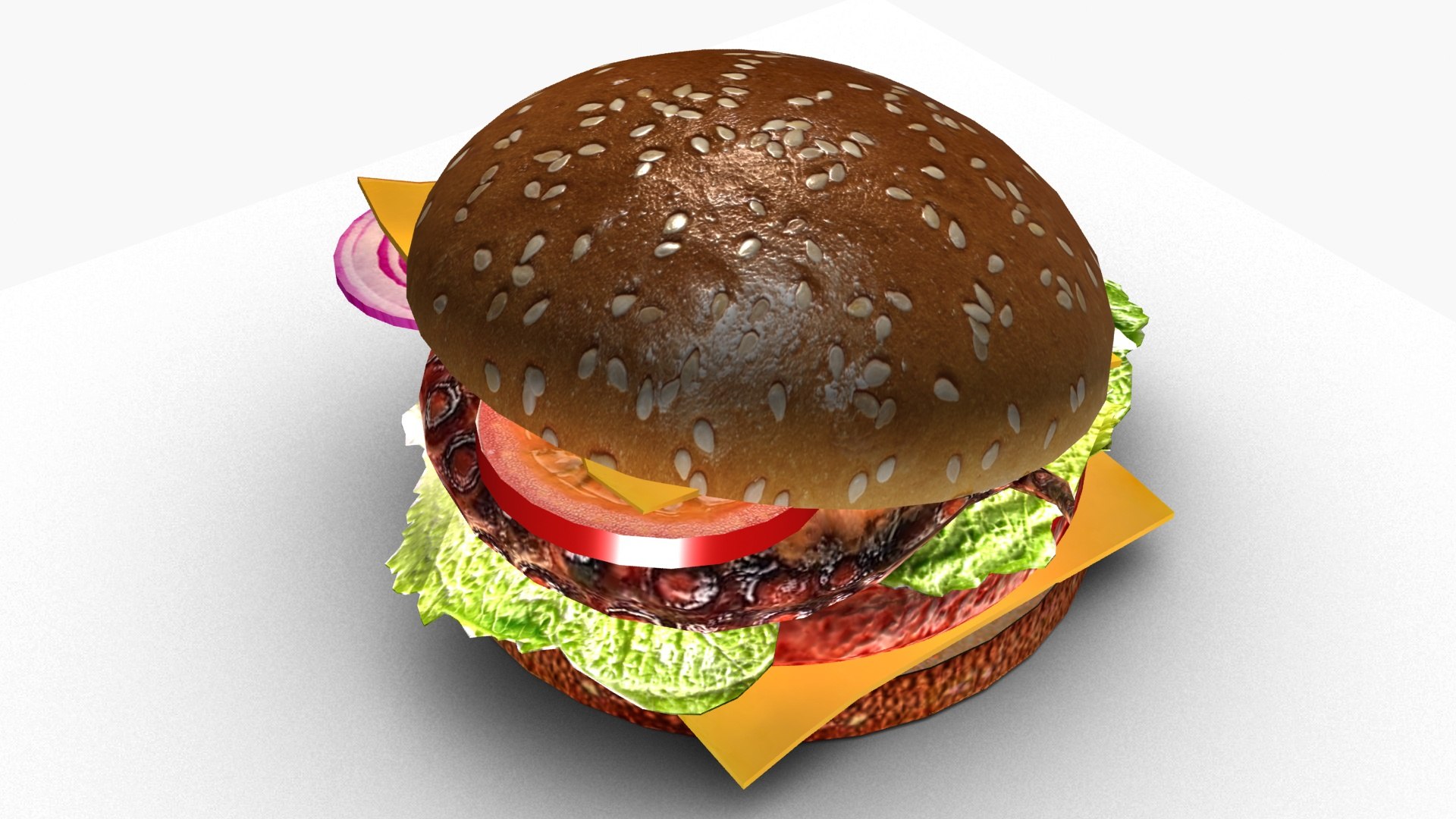 Special Hamburger 3D Model - TurboSquid 2072675