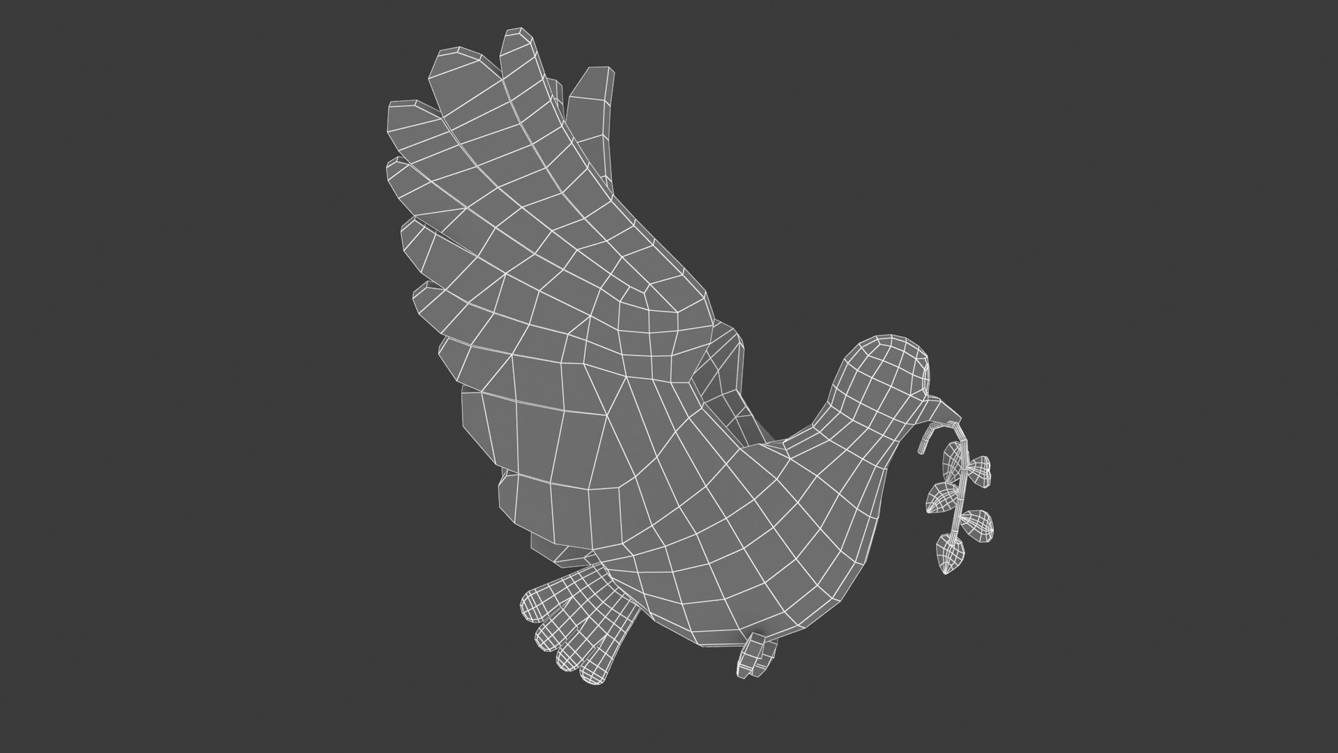 Whatsapp Dove Of Peace Model - TurboSquid 2144845