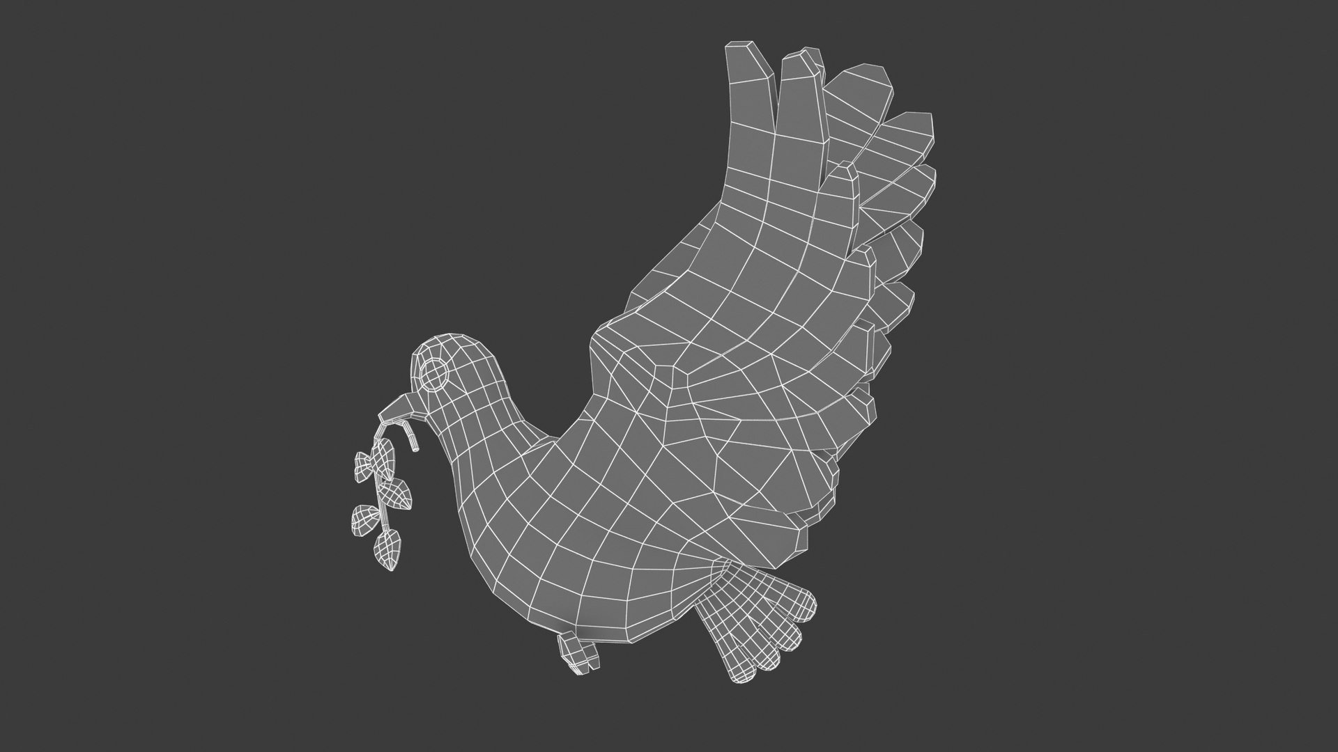 Whatsapp Dove Of Peace Model - TurboSquid 2144845