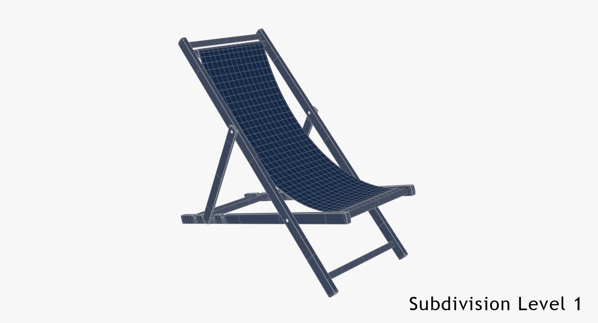 3D Sling Chair - TurboSquid 1416146