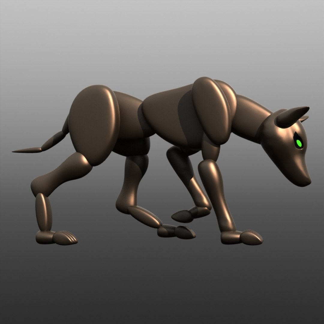 3ds Max Robot Dog