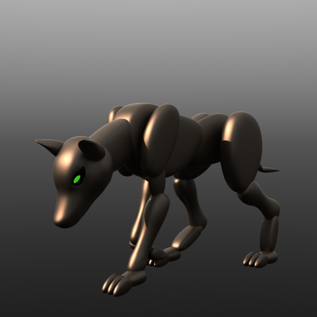 3ds Max Robot Dog