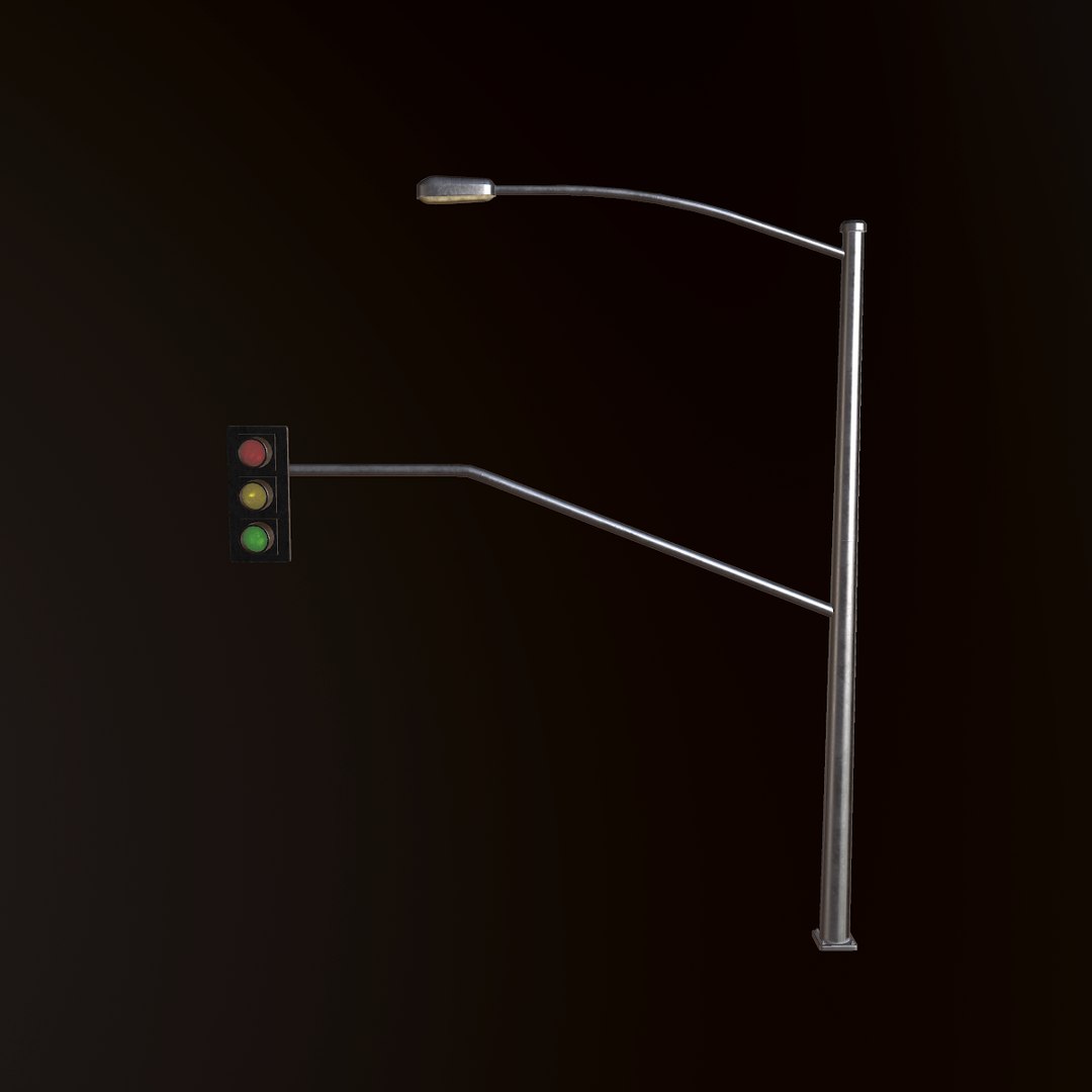 Pbr Ready Traffic Light 3D Model - TurboSquid 1243663