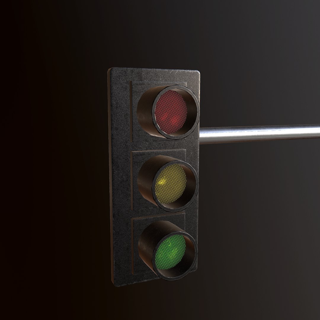 Pbr Ready Traffic Light 3D Model - TurboSquid 1243663
