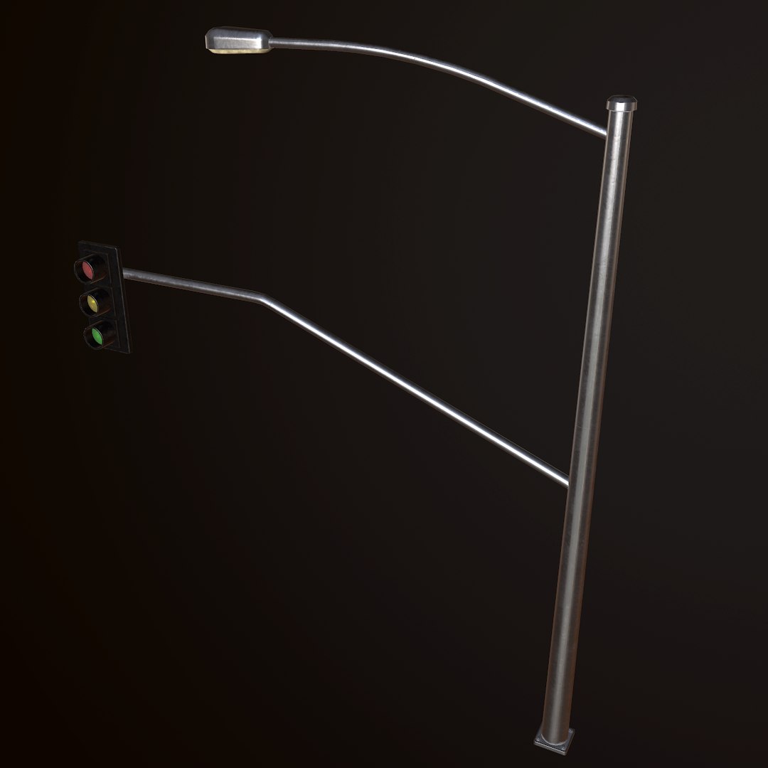 Pbr Ready Traffic Light 3D Model - TurboSquid 1243663
