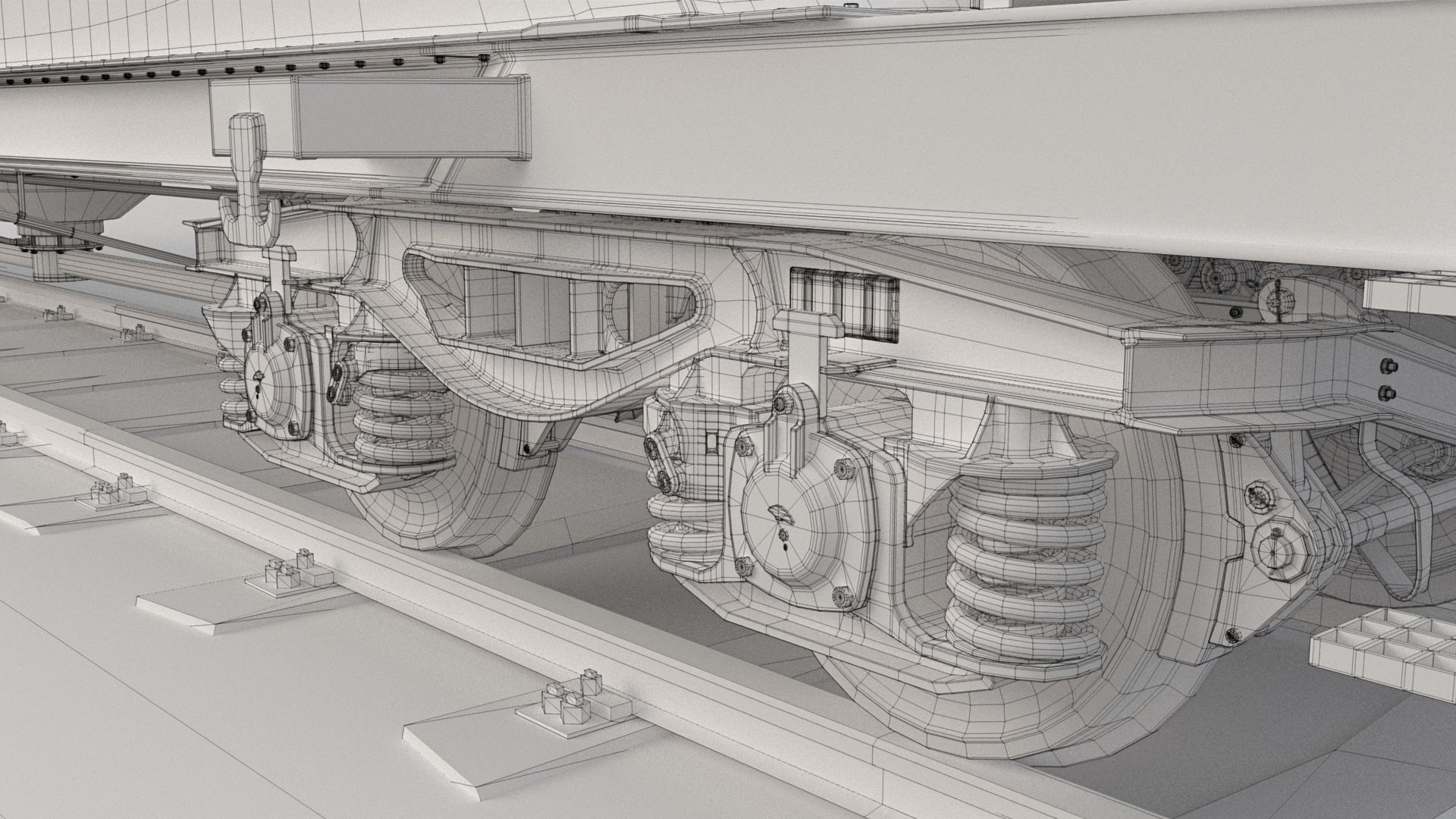 Train Uv Model - TurboSquid 1527239
