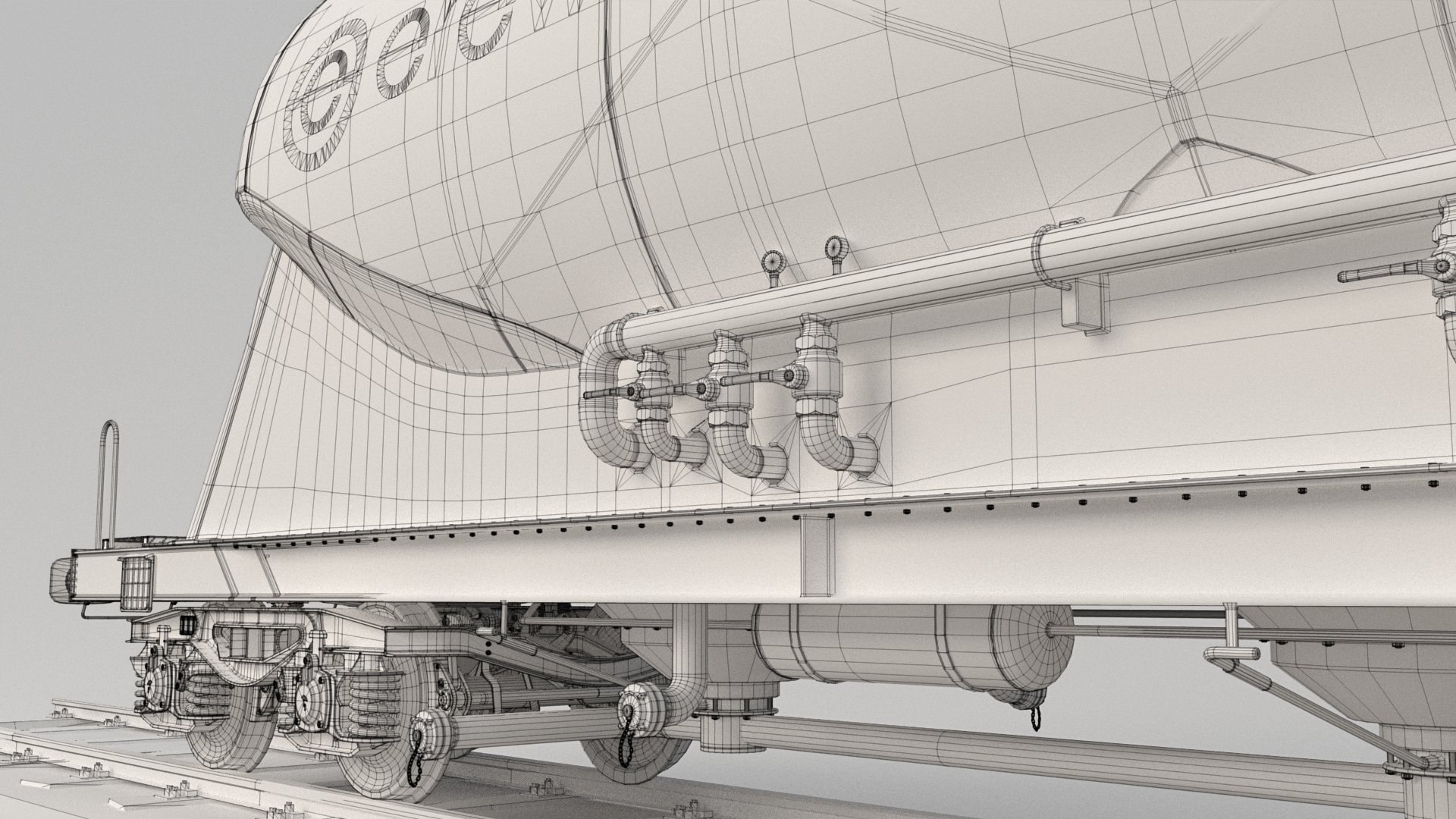 Train Uv Model - TurboSquid 1527239