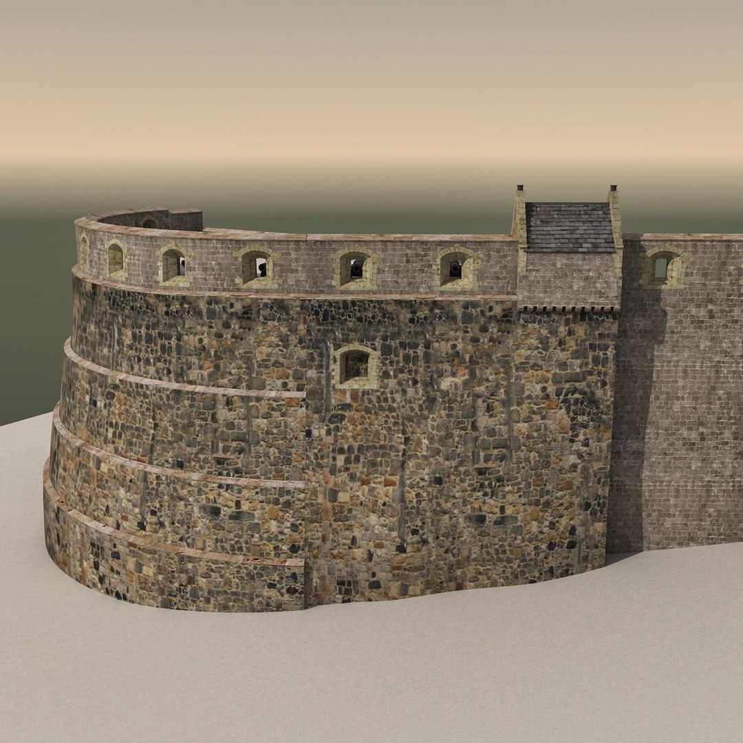 3d edinburgh castle model