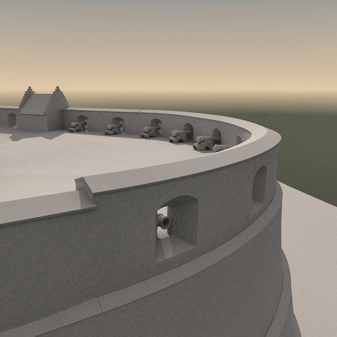 3d edinburgh castle model