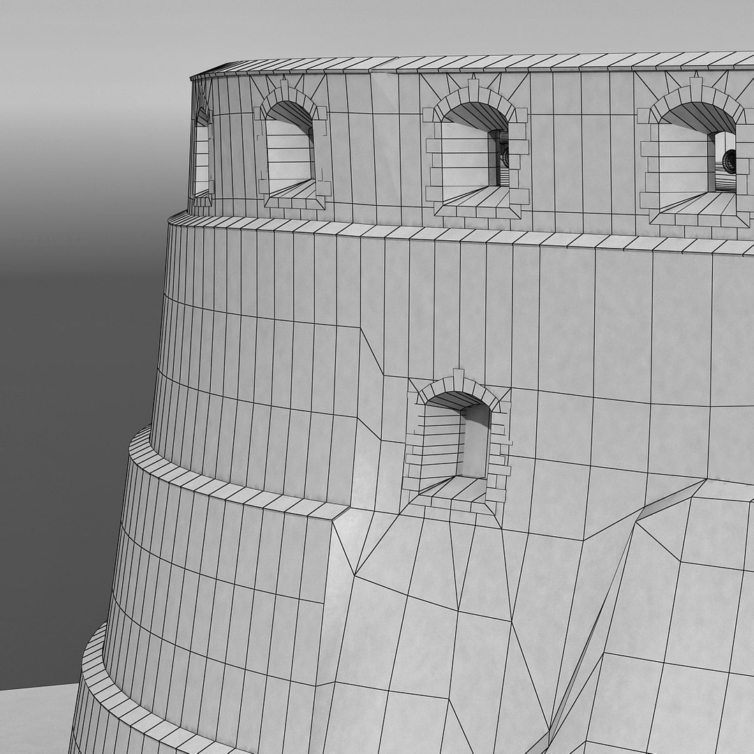 3d edinburgh castle model