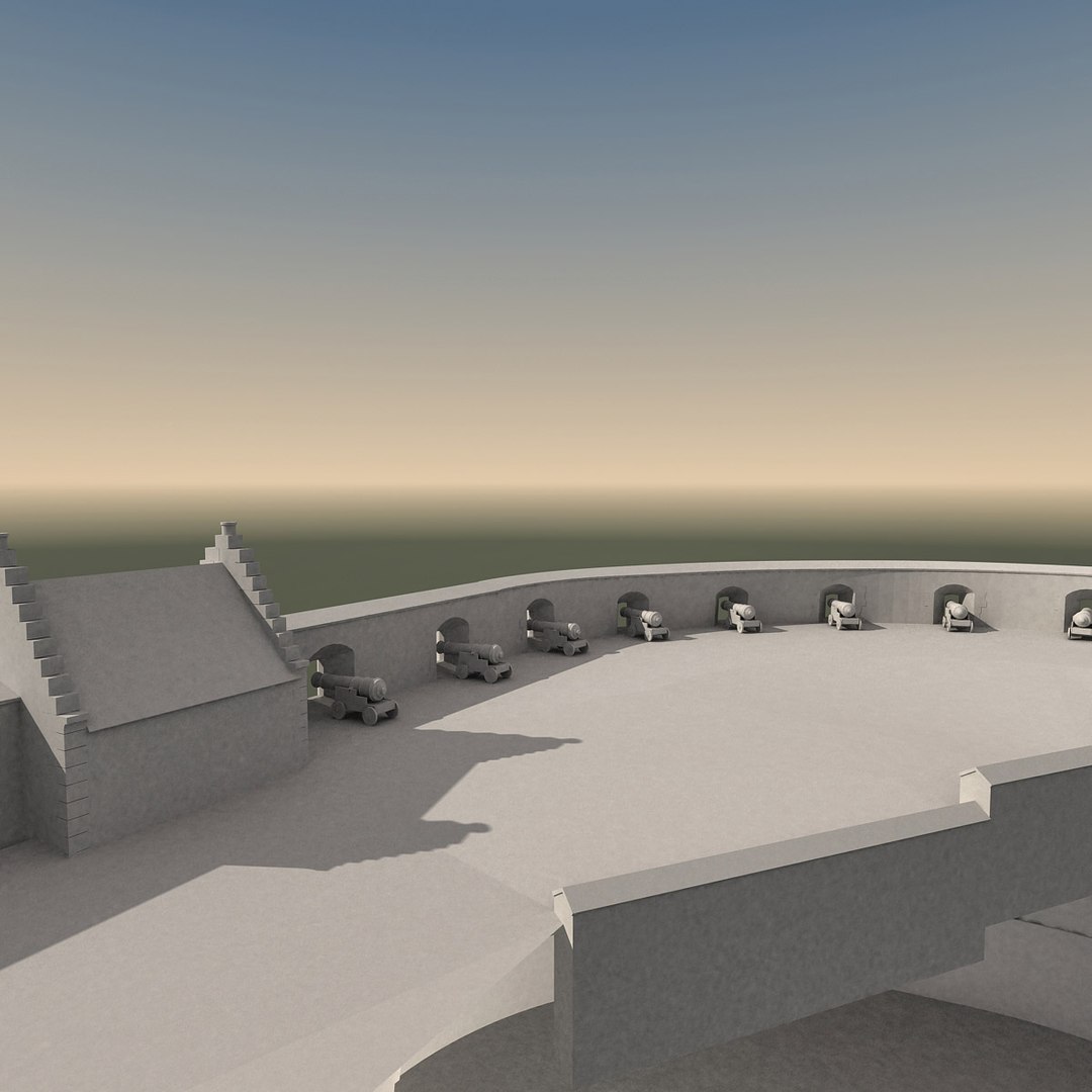 3d edinburgh castle model