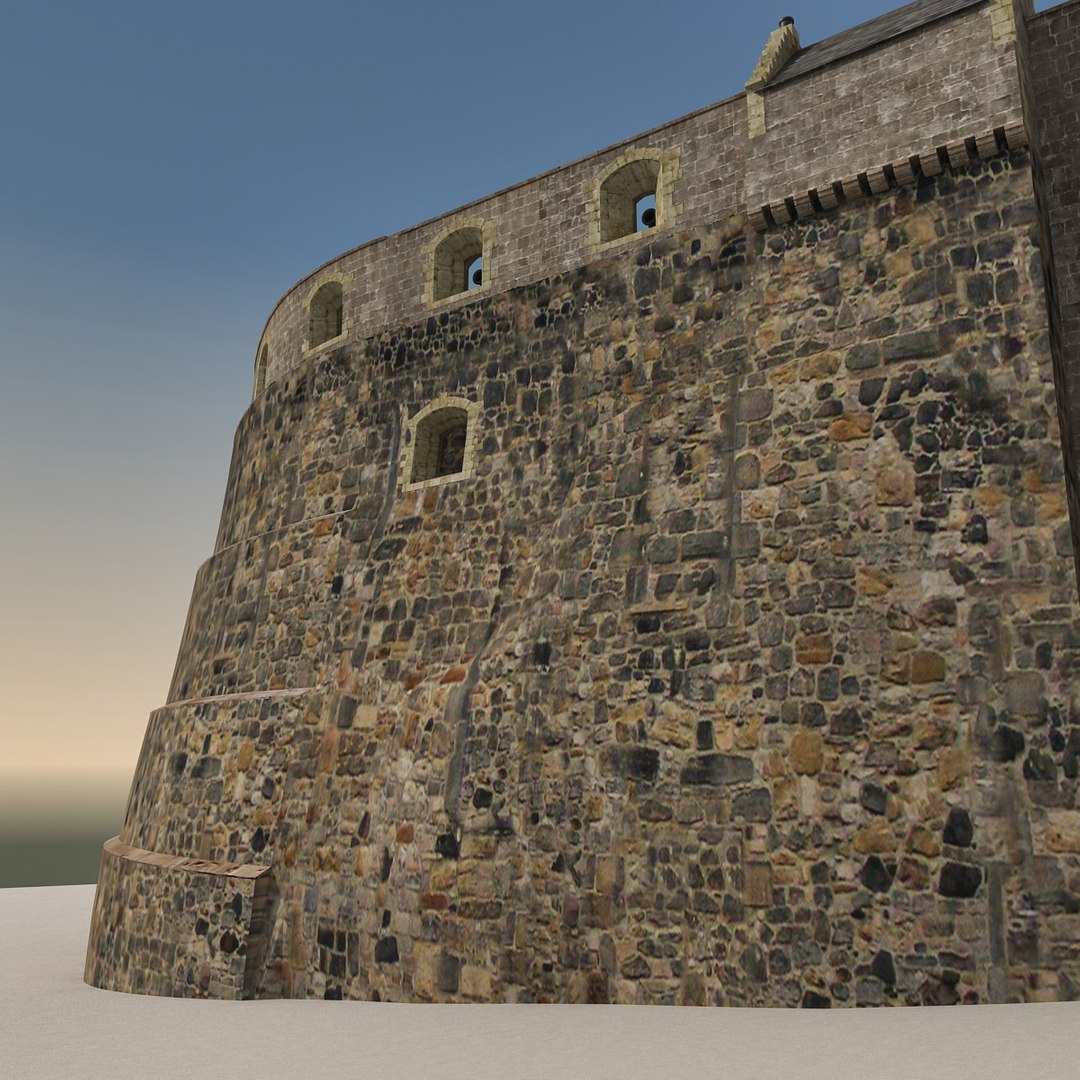 3d Edinburgh Castle Model