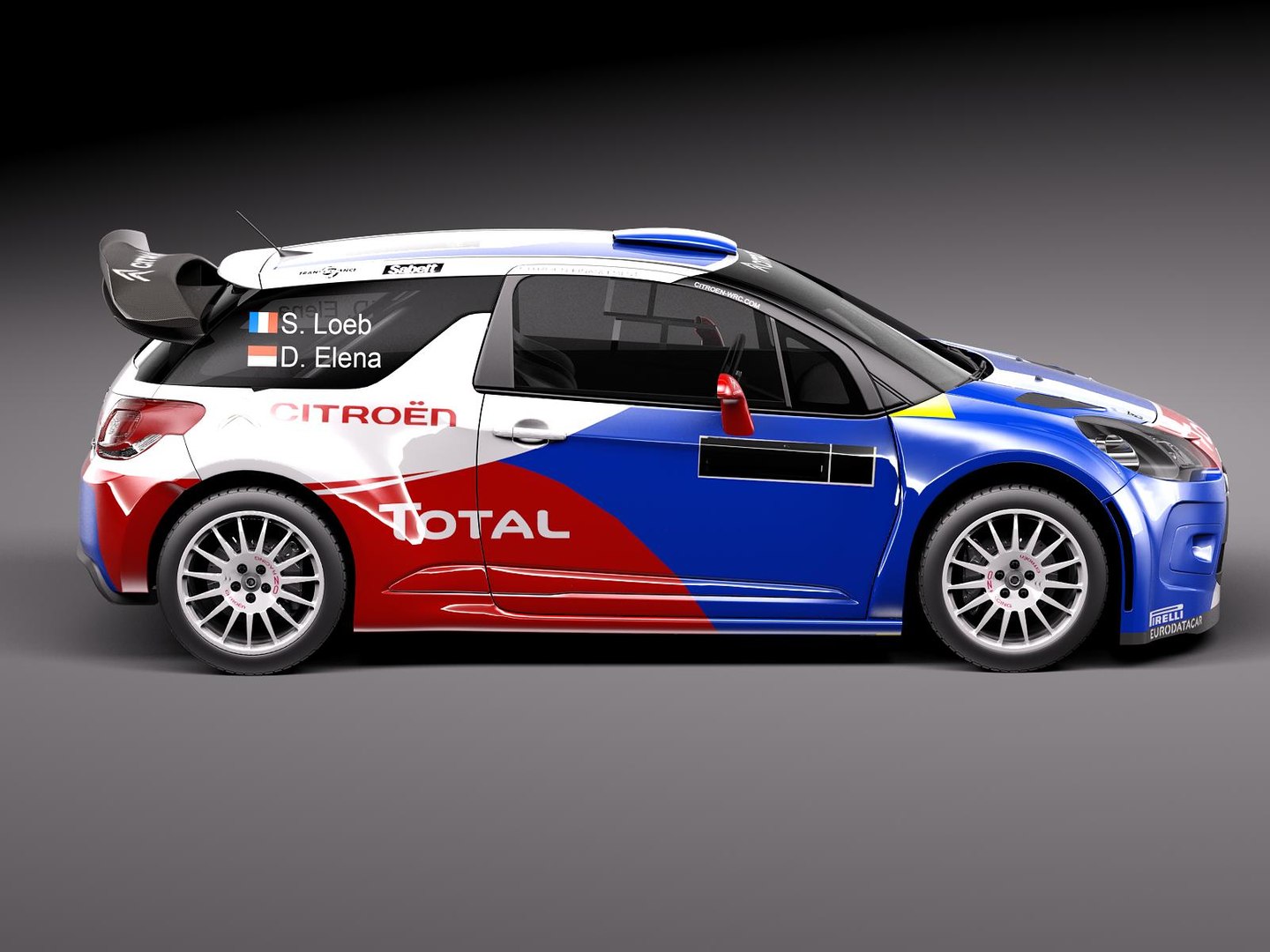 3ds Citroen Ds3 Rally Car