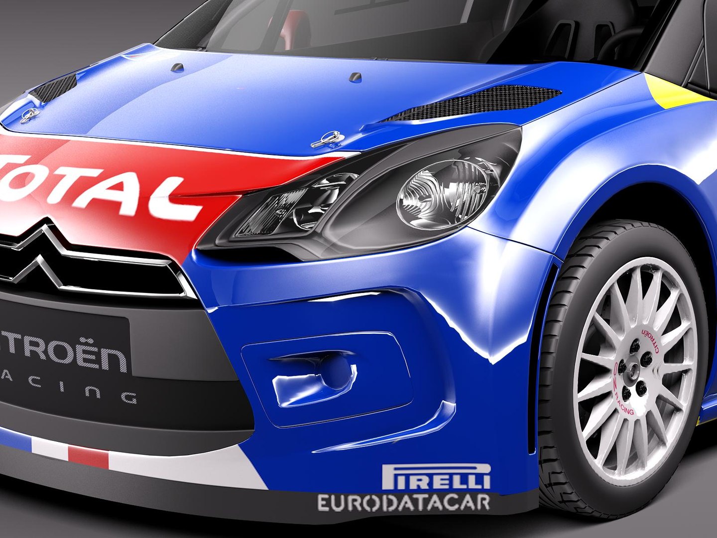 3ds Citroen Ds3 Rally Car