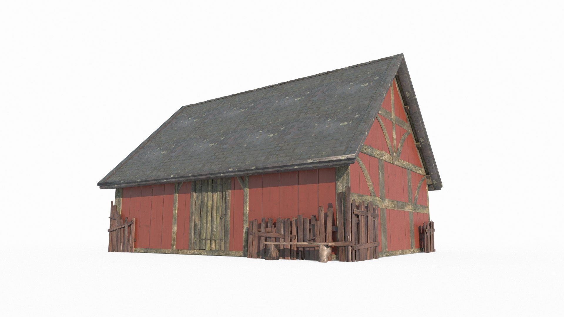 Rural Architecture Cabin 3D Model - TurboSquid 2289560