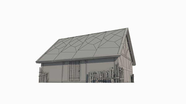 modelo 3d Cabaña de arquitectura rural - TurboSquid 2289560