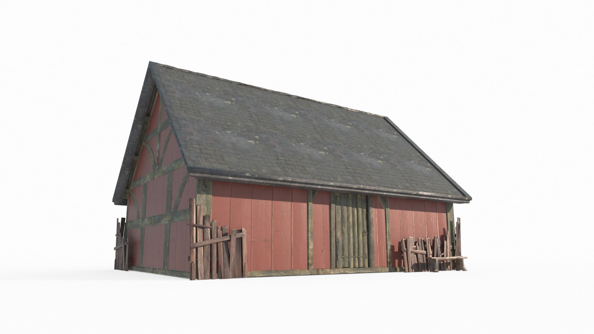 Rural Architecture Cabin 3D Model - TurboSquid 2289560