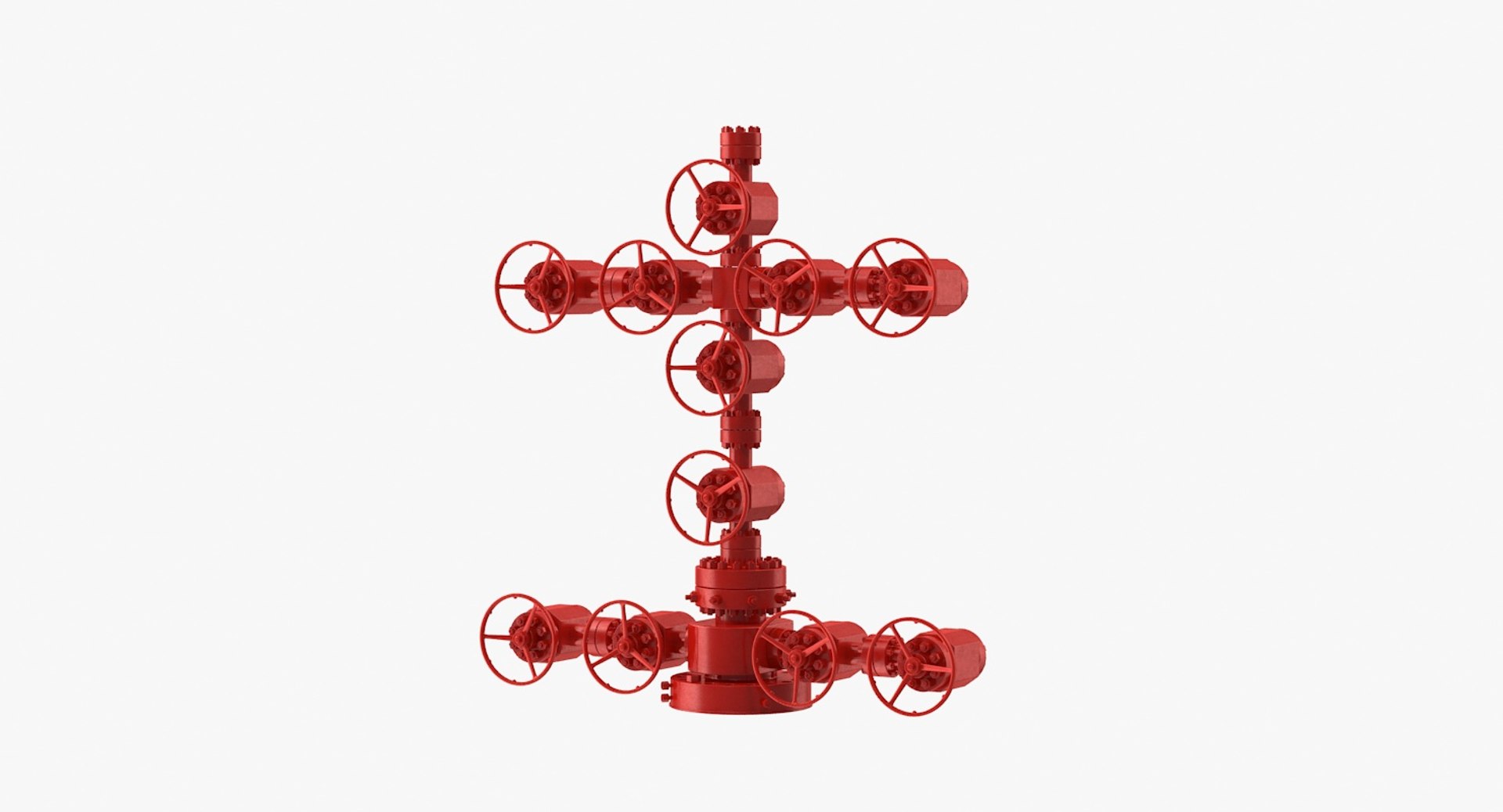 3d Model Wellhead Christmas Tree