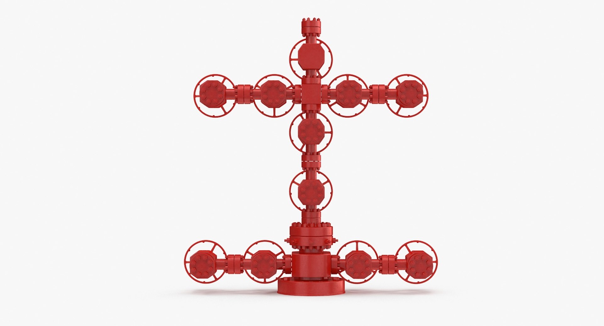 3d Model Wellhead Christmas Tree