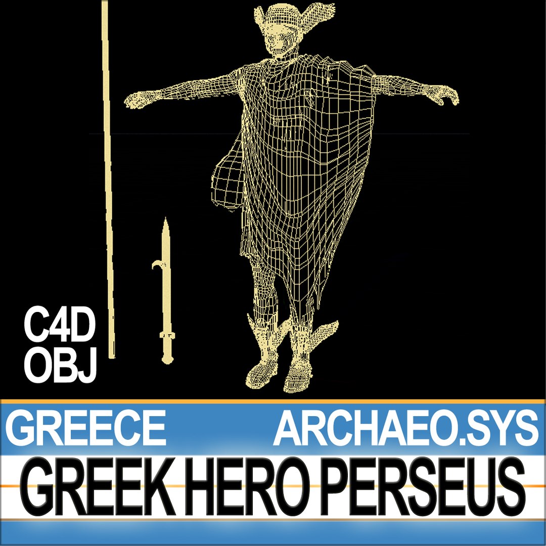 3ds Ancient Greek Hero Perseus