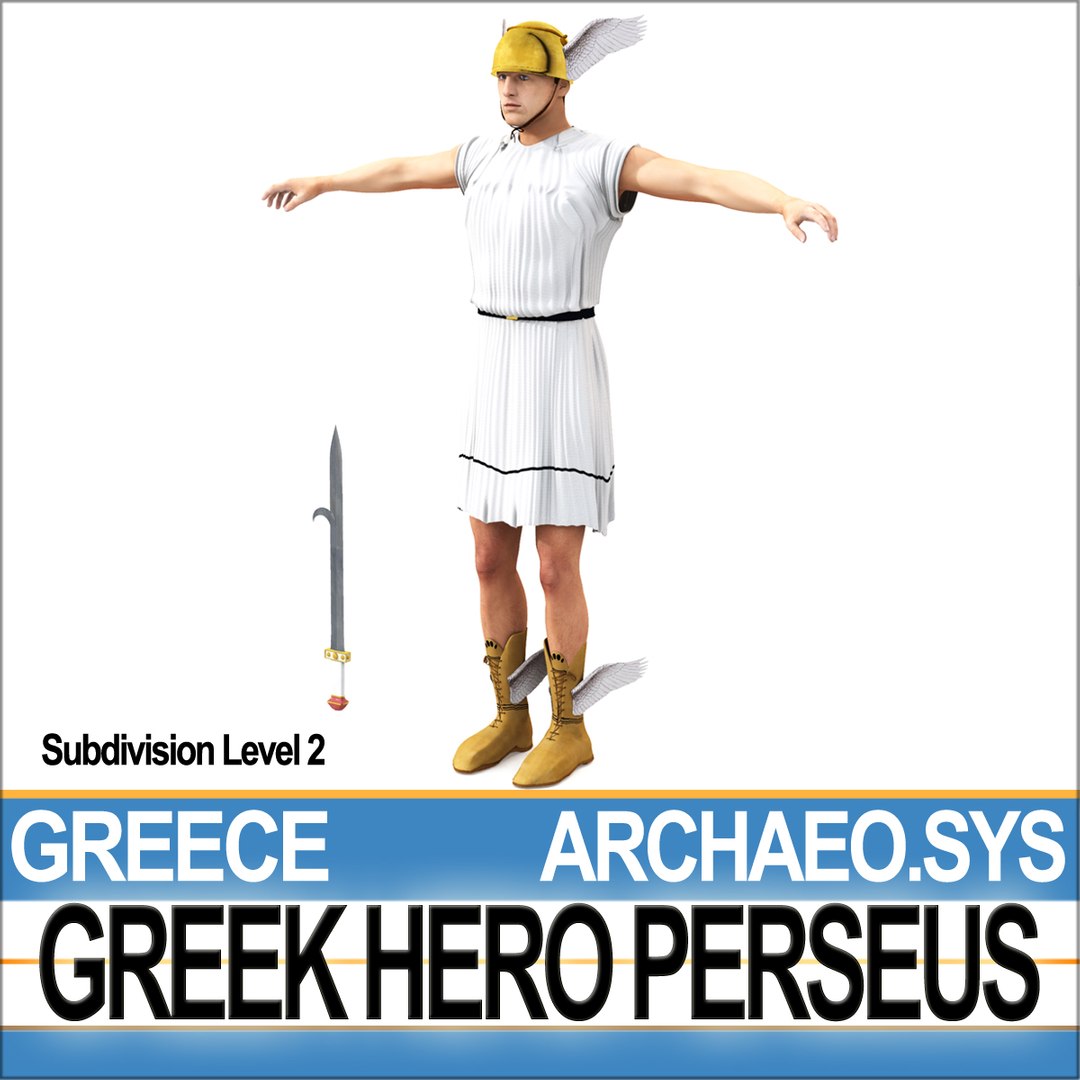 3ds Ancient Greek Hero Perseus