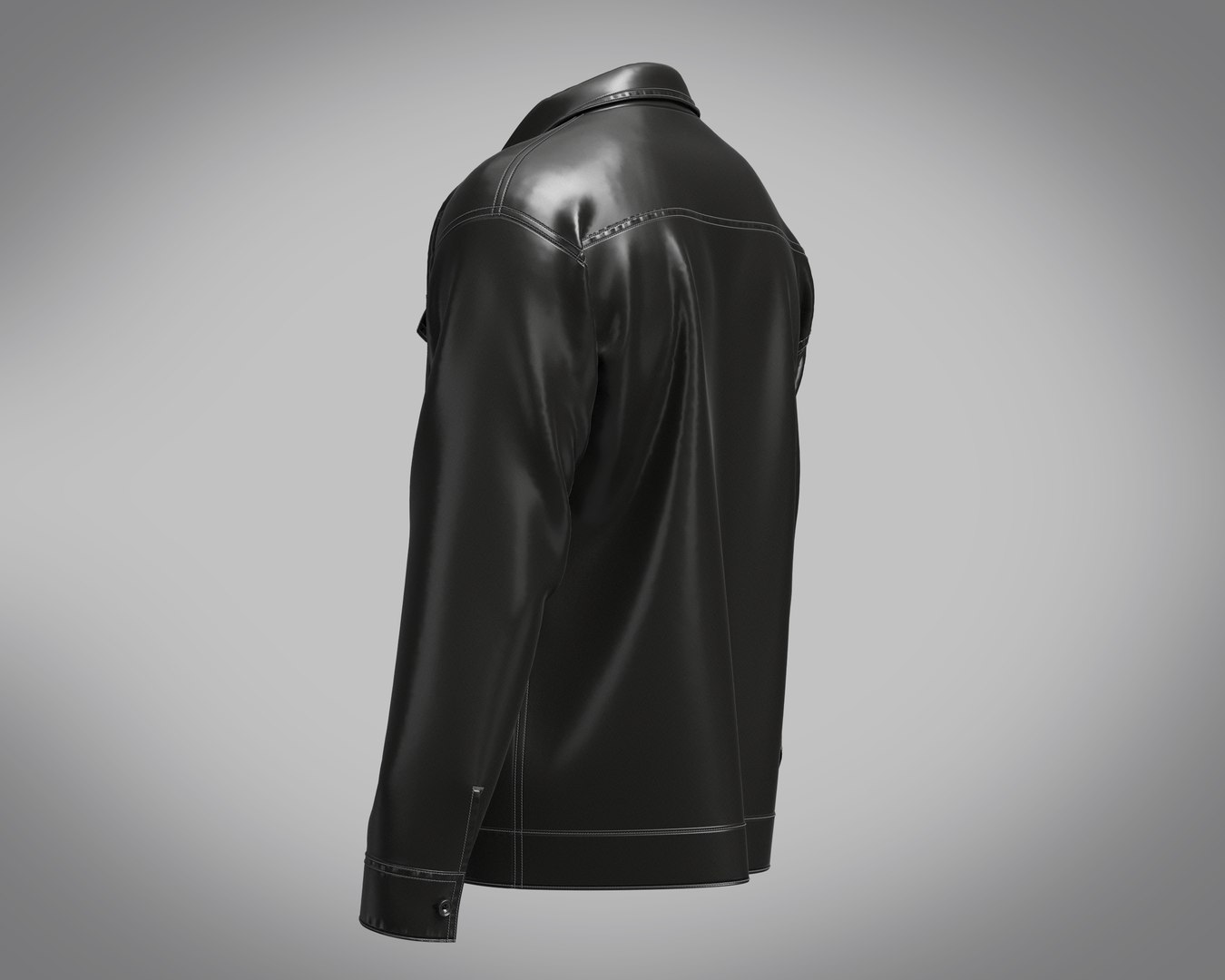 Leather Workwear Jacket Model - TurboSquid 1986976