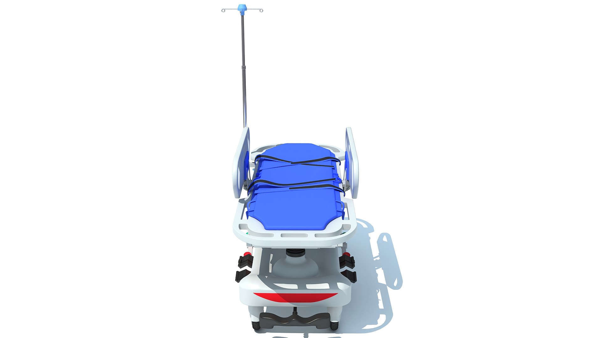 Ambulance Patient Transfer Stretcher 3D Model - TurboSquid 1589054